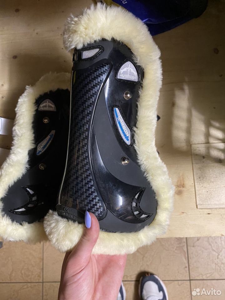 Ногавки передние с мехом Carbon Gel Vento, Veredus