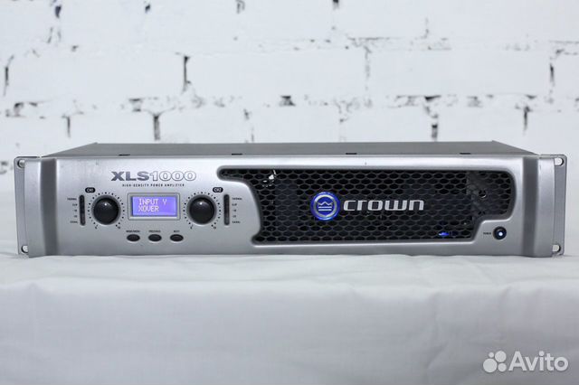 Crown xls1000 drivecore 1 100 watt power amplifier