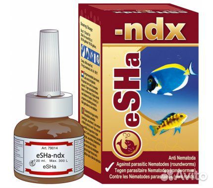 Препарат для аквариумных рыб против круглых червей