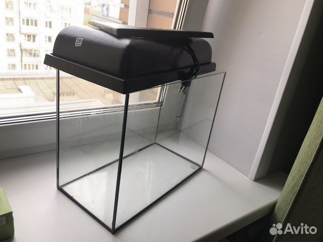 Аквариум 20 л +фильтр акваэль, грунт, декорации