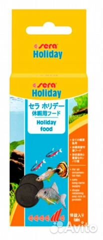Sera Корм выходного дня holiday 10 таблеток, 24г